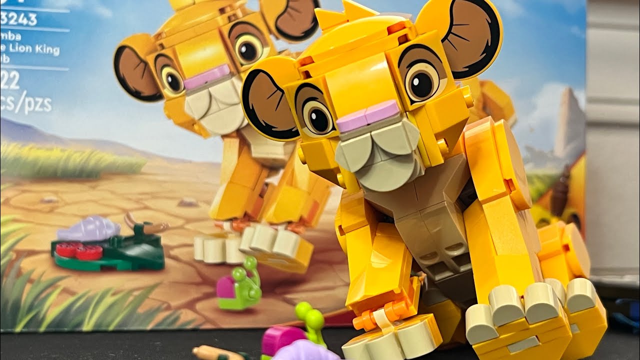 Build a Lego Simba from The Lion King - YouTube