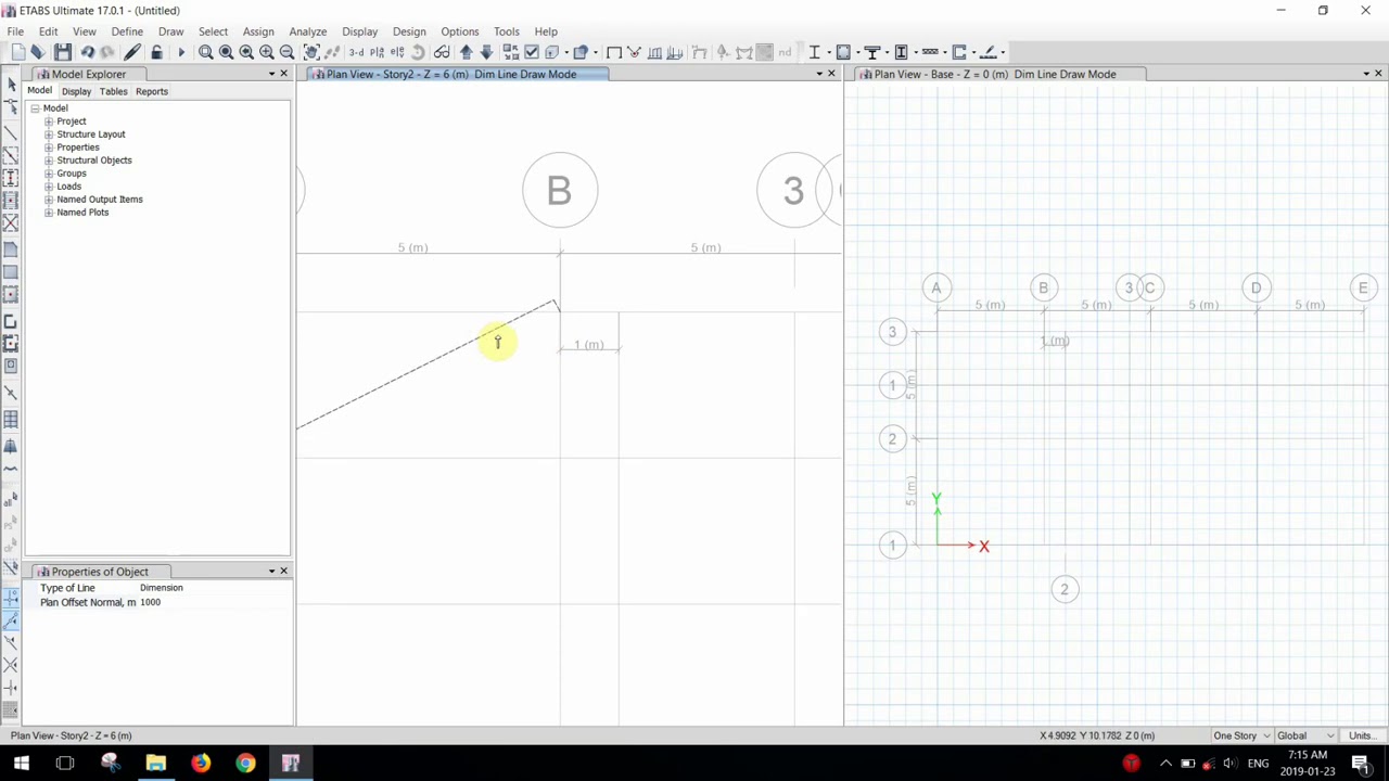 Draw Dimension Line - YouTube