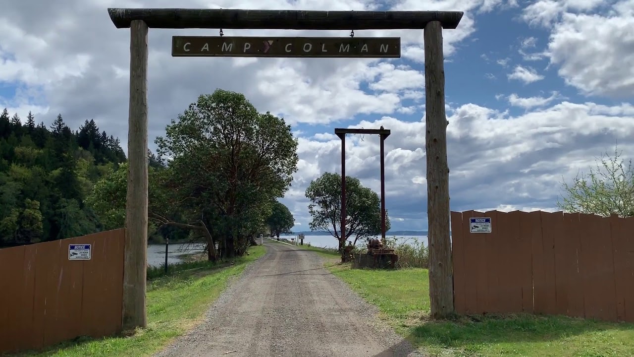 Briefly reminiscing about Camp Colman outside Camp Colman - YouTube