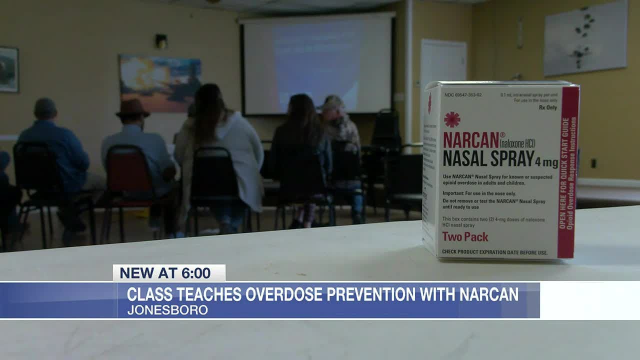 Narcan training class held in Jonesboro - YouTube