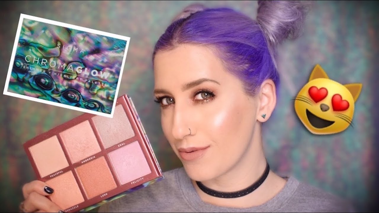 Sigma CHROMA GLOW Review MOST UNDERRATED HIGHLIGHT PALETTE?! - YouTube