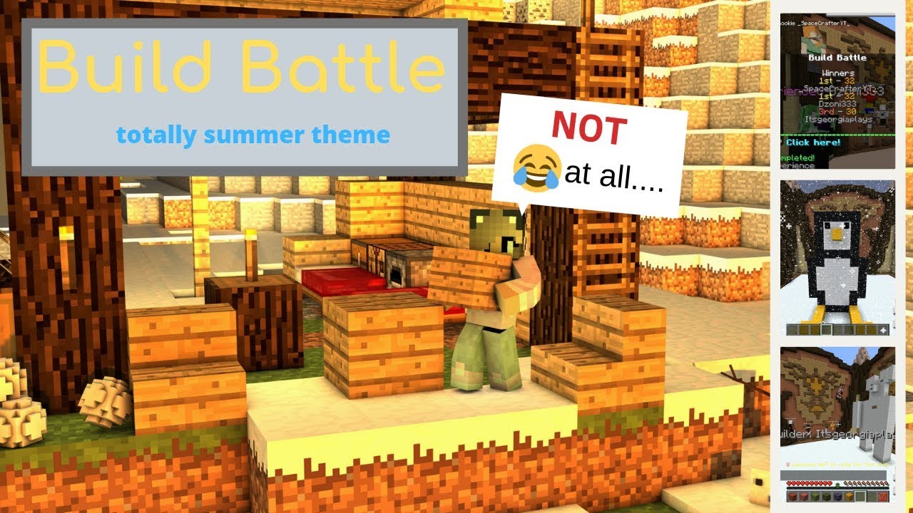 Build Battle και παράξενα πράγματα | Itsgeorgiaplays - YouTube