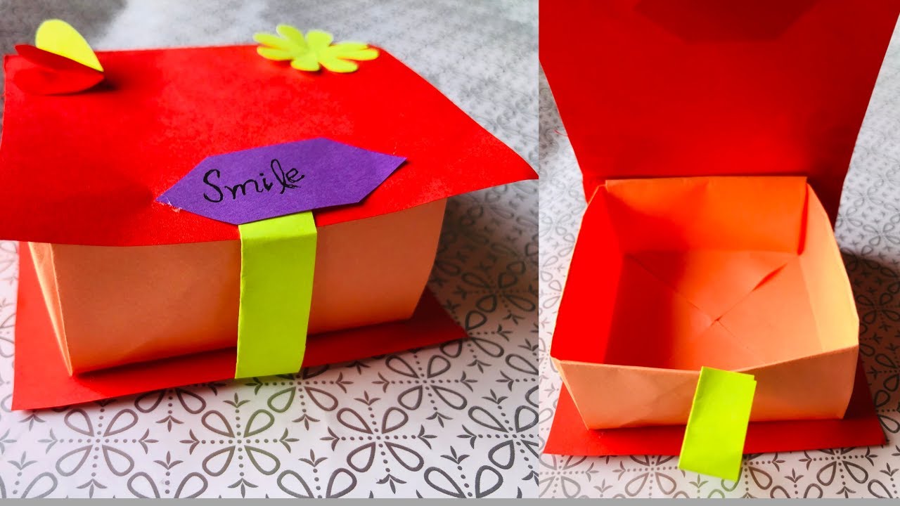 Making paper Box gift | DIY| Paper work| Paper cards #papercraft # ...
