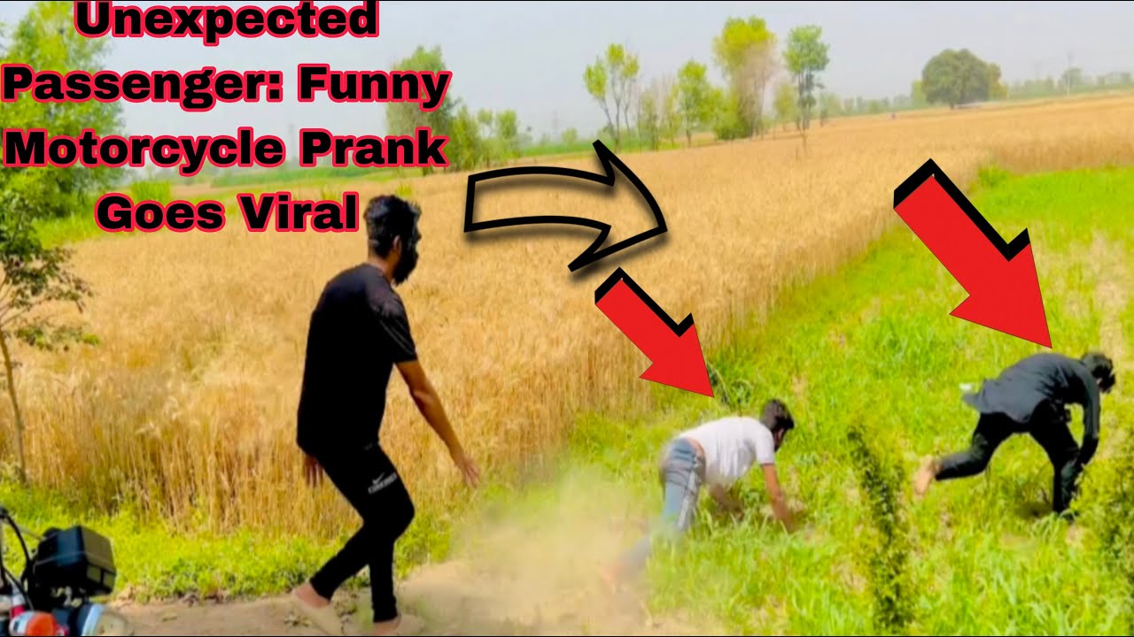 Unexpected Passenger: Funny Motorcycle Prank Goes Viral - YouTube