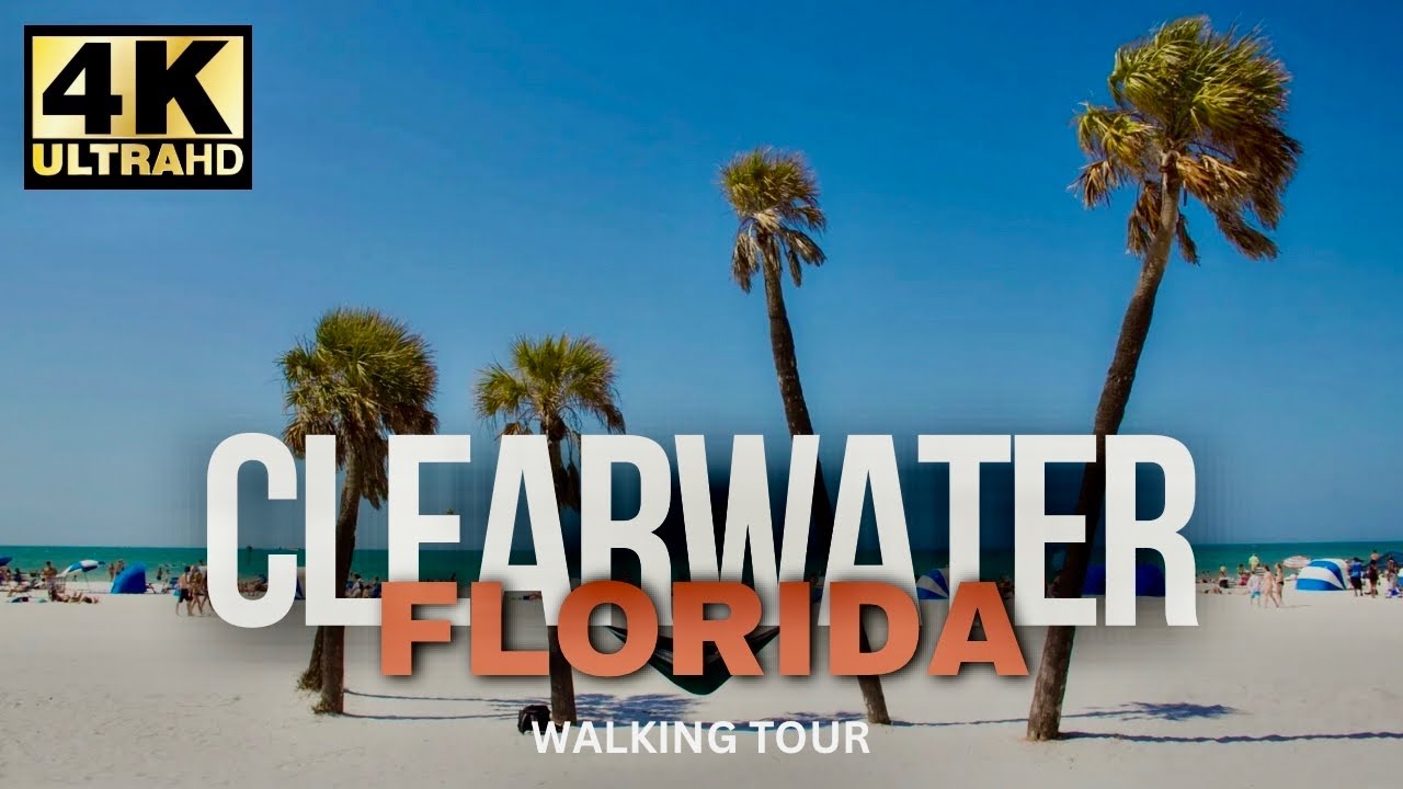 Walking Tour of Clearwater Beach Florida Spring Break 2024 [4K] - YouTube