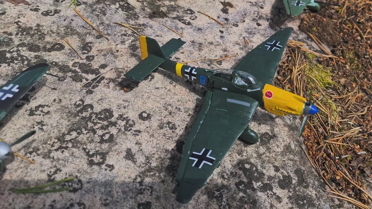 Stuka with yellow engine - YouTube