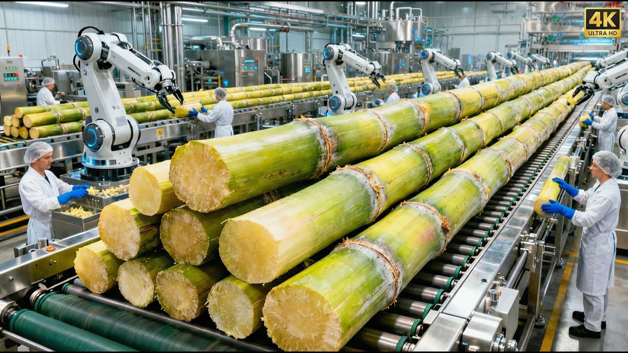 Inside A Modern Sugar Processing Plant: From Sugarcane To The Entire ...
