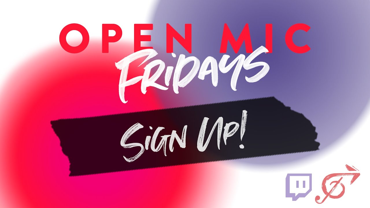 Perform on Open Mic Fridays! - YouTube