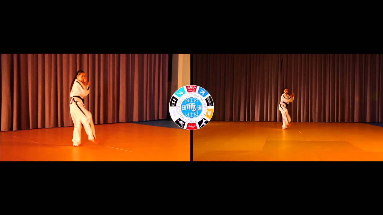 CHOONG-MOO, Alexandra Kan (Russia), IV Dan Taekwon-Do (ITF), 9 Tul, 9 ...