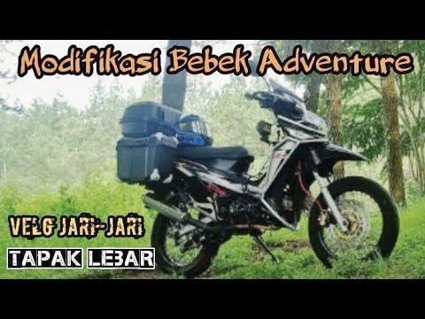 Honda SupraX 125 Modifikasi Touring Adventure - YouTube