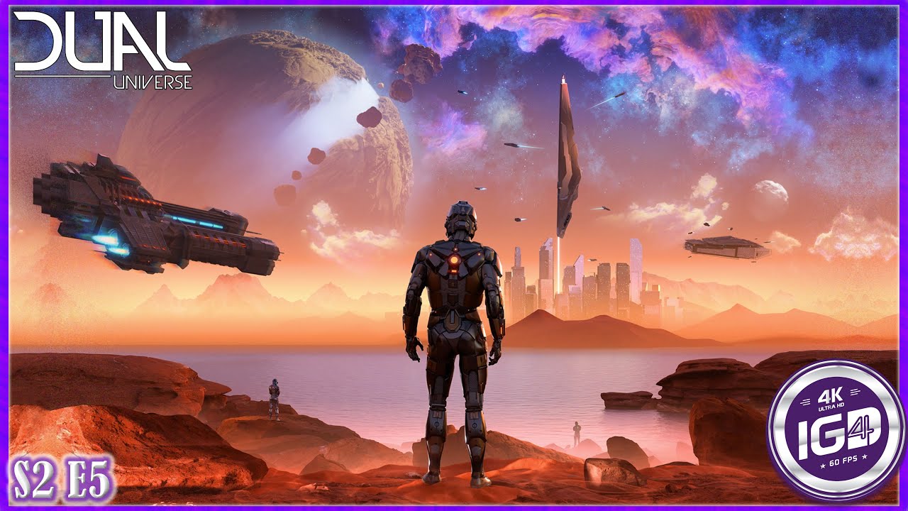 Dual Universe 4K Gameplay | Expanding To Alioth | S2 E5 | SOLO PLAYER ...