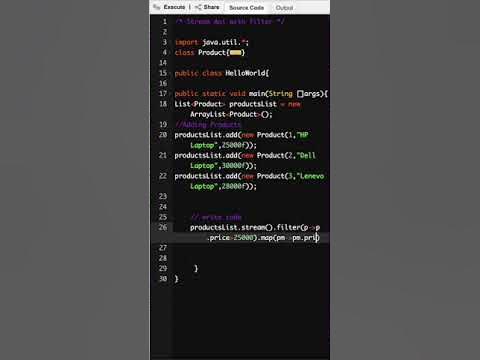 Tips n tricks to filter a list in java using stream and filter 🤯 - YouTube