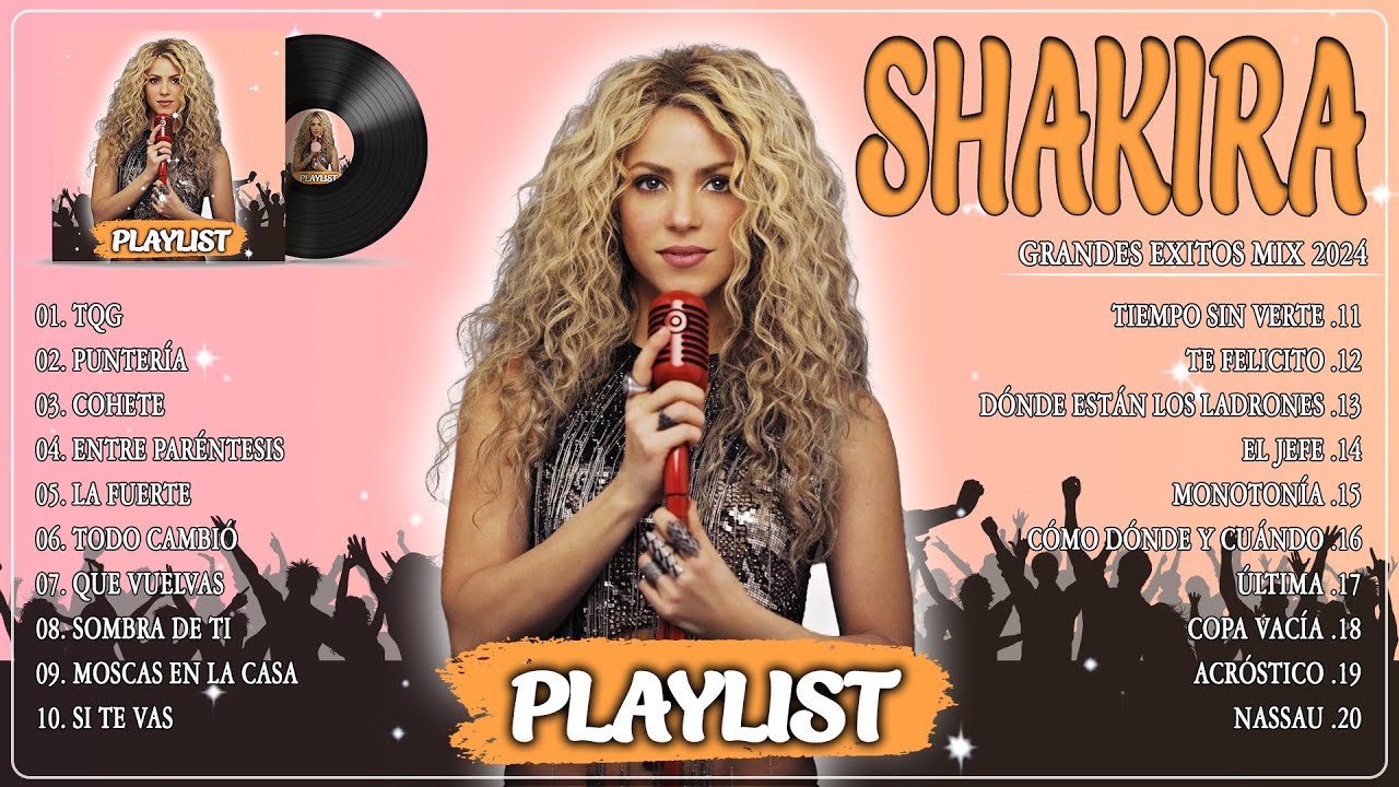 Shakira 2024 | Mejores Canciones de Shakira 2024 | Grandes Exitos de ...