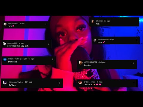 ASMR: Epic Spit Painting Your Names + Tons of Mouth Sounds🎨👄 - YouTube