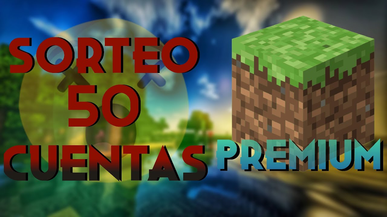 Sorteo 50 cuentas premium de minecraft! / Hoy | MINECRAFT JAVA Y BEDROCK (april fools day) - YouTube
