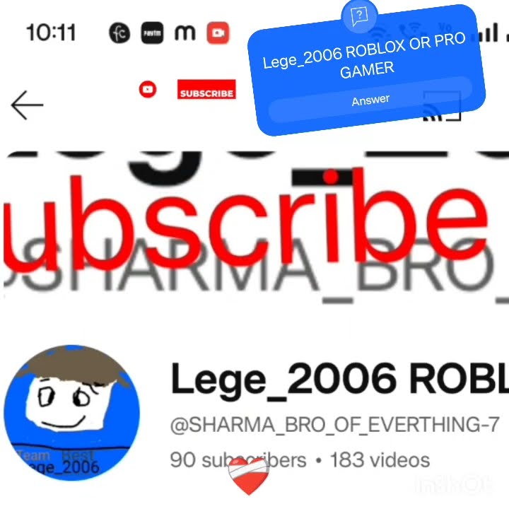 Lege_2006 ROBLOX OR PRO GAMER. - YouTube
