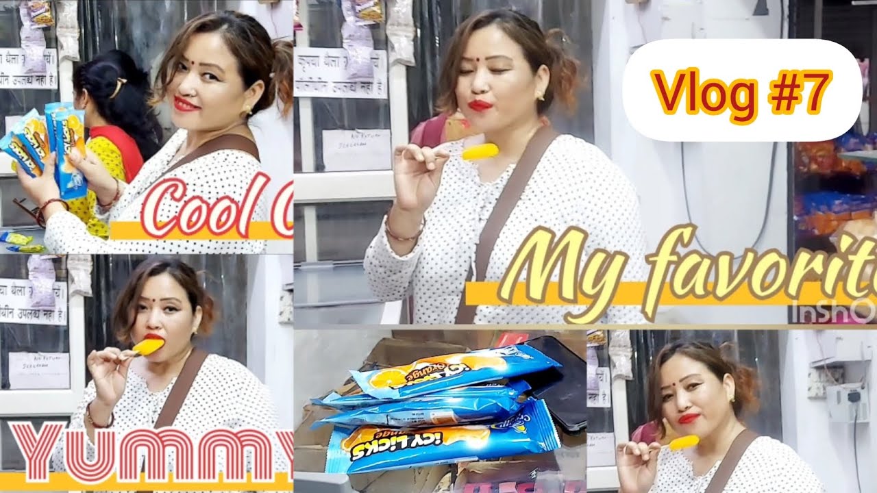 Meri favorite icecream, barf wali Orange Bar🍊 #youtubechannels # ...