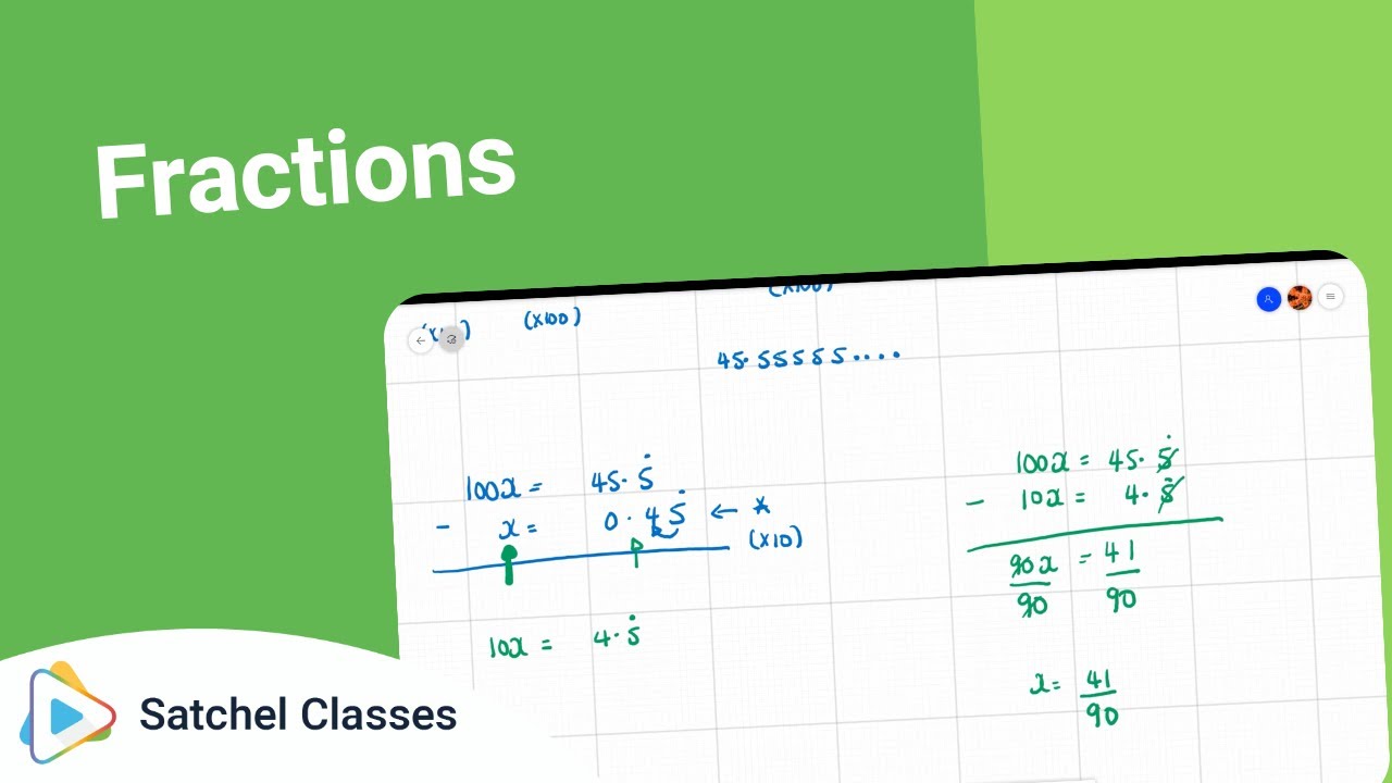 Fractions | Maths | Satchel Classes - YouTube