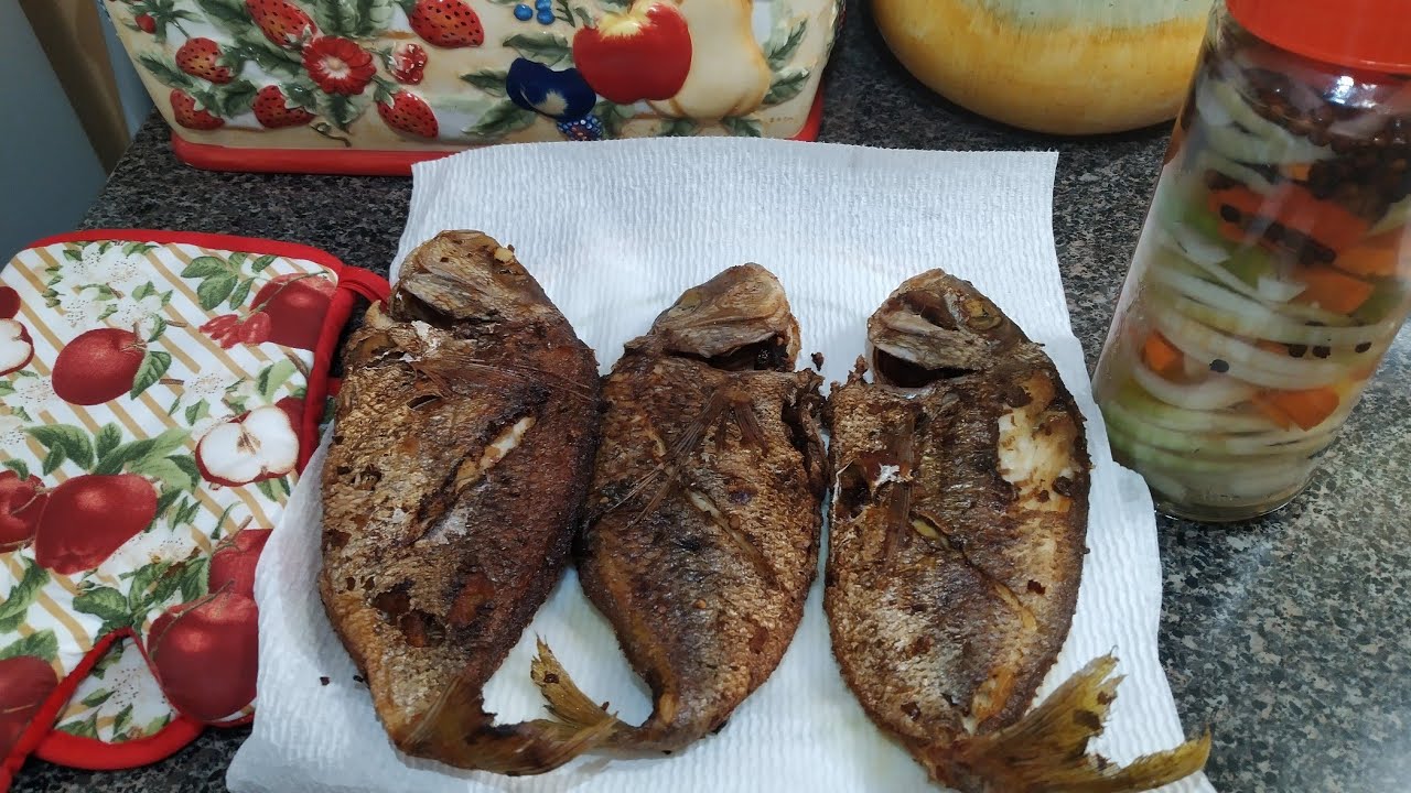 Three Fried Fish For Breakfast | Fried Porgy - YouTube