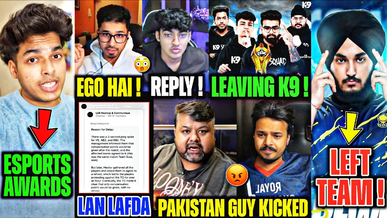LAN LAFDA!😰 K9 Disband🚨Jonny Not Going ESPORTS AWARDS💔 Rony LEAVE🤯 ...