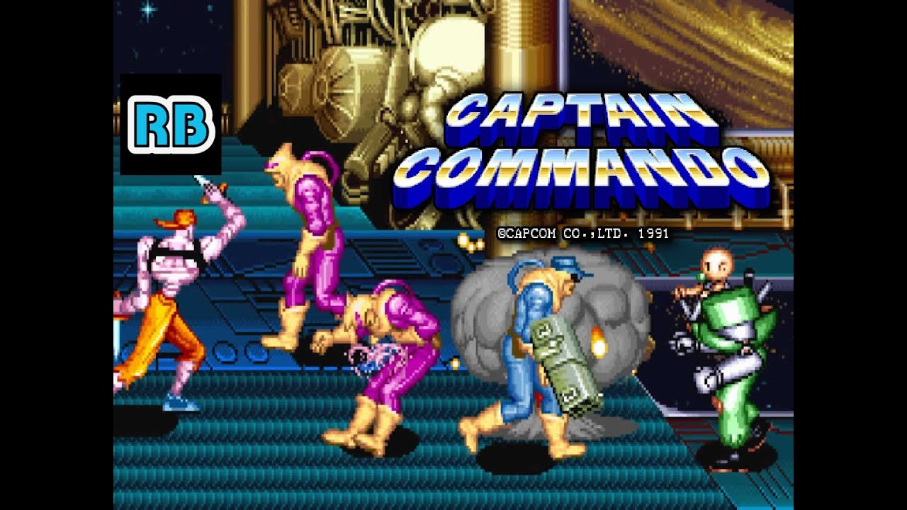 1991 [60fps] Captain Commando 2Players Hoover Jennety Nomiss ALL - YouTube