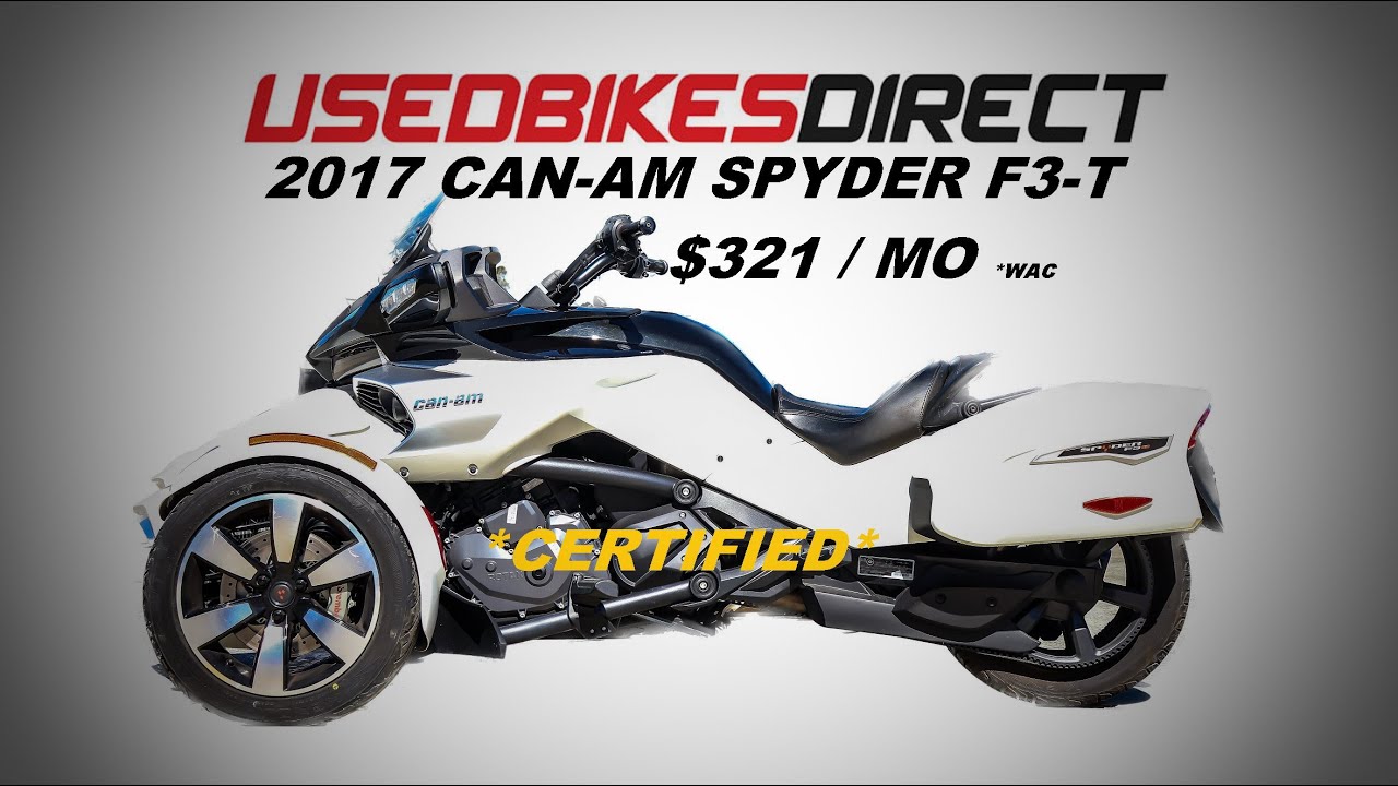 2017 Can-Am Spyder F3-T - YouTube