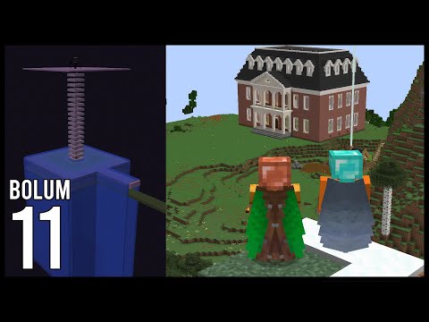 END, KANAT ve SINIRSIZ SEVİYE! | Minecraft: Modsuz Survival | S10 Bölüm 11