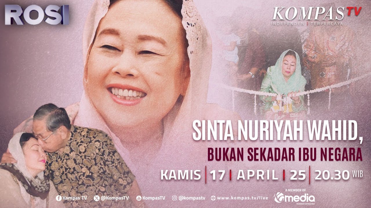 LIVE - Sinta Nuriyah Wahid, Bukan Sekedar Ibu Negara I ROSI - YouTube