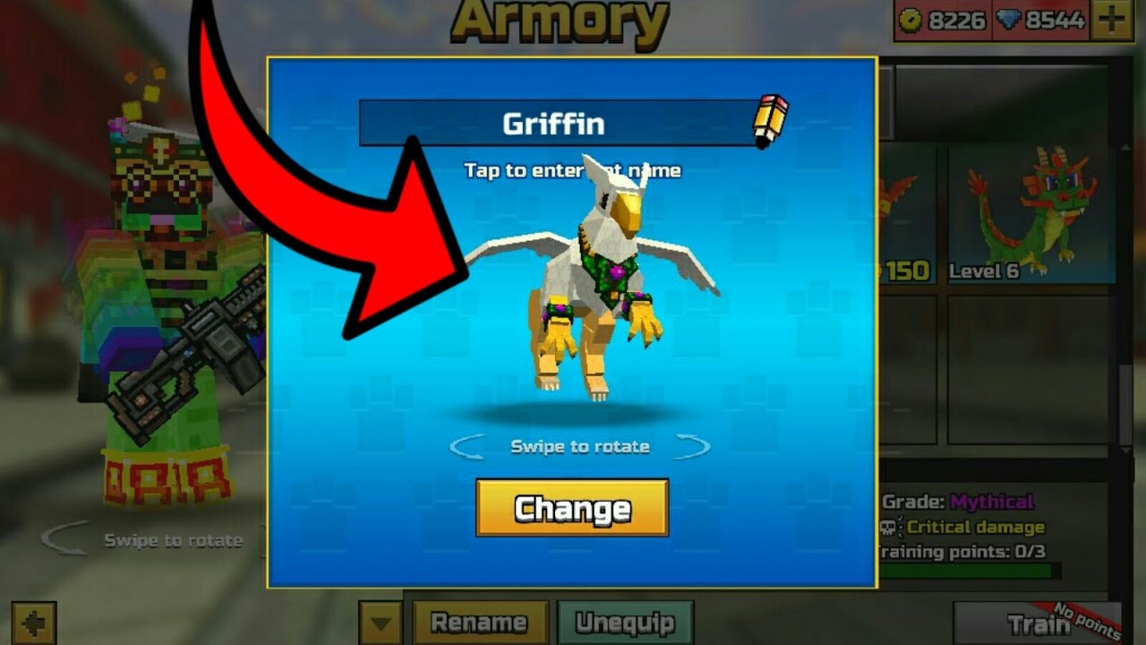 IF YOU WANT THE GRIFFIN PET IN PIXEL GUN CLICK ON THIS VIDEO NOW ...