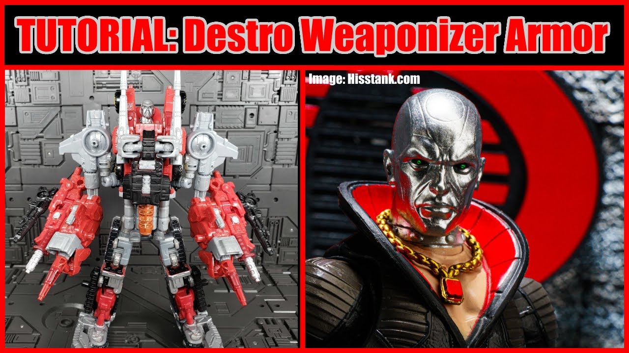 [Tutorial] Transformers Weaponizer Armor for Destro Ft. Cog Sixgun ...