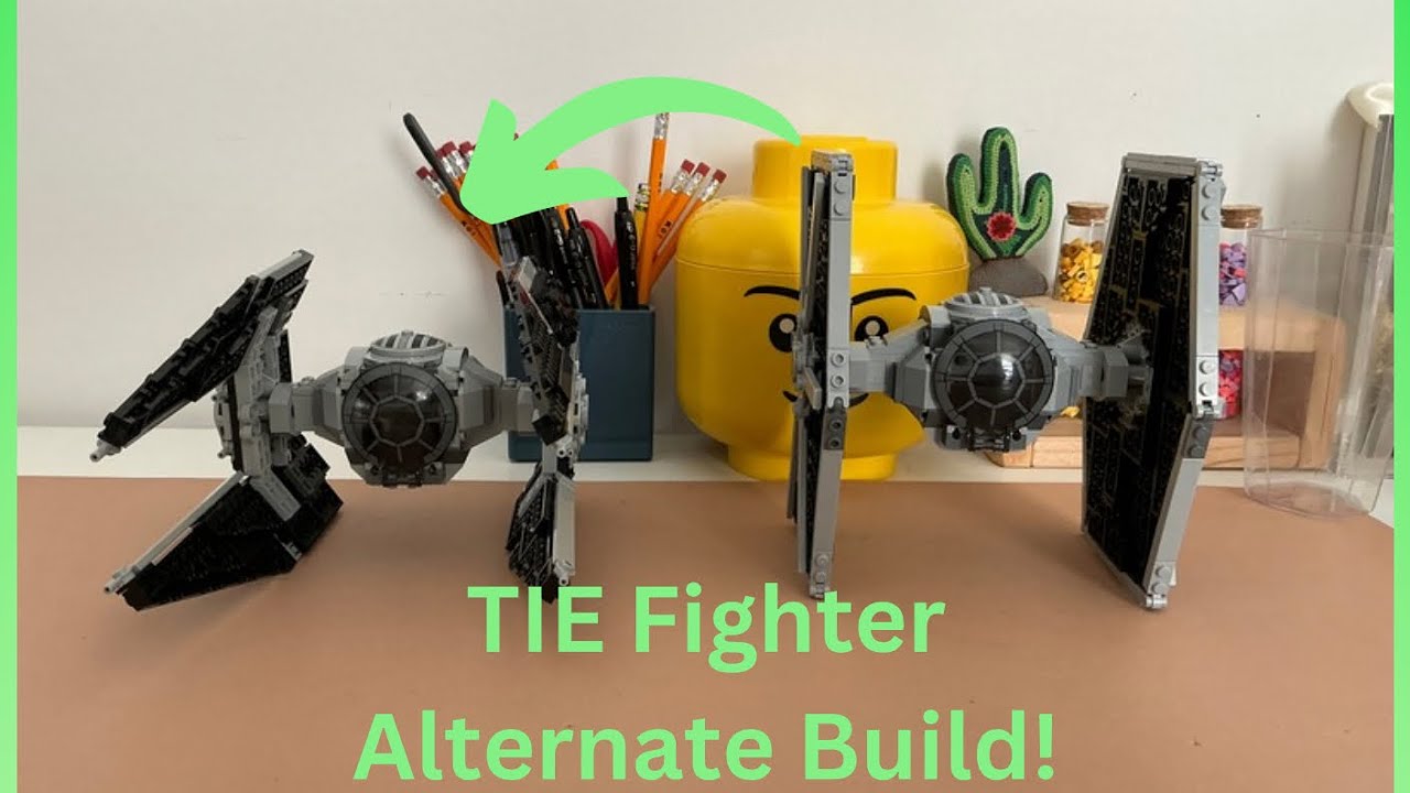 Lego TIE Fighter Alternate Build! (Rebrickable) - YouTube
