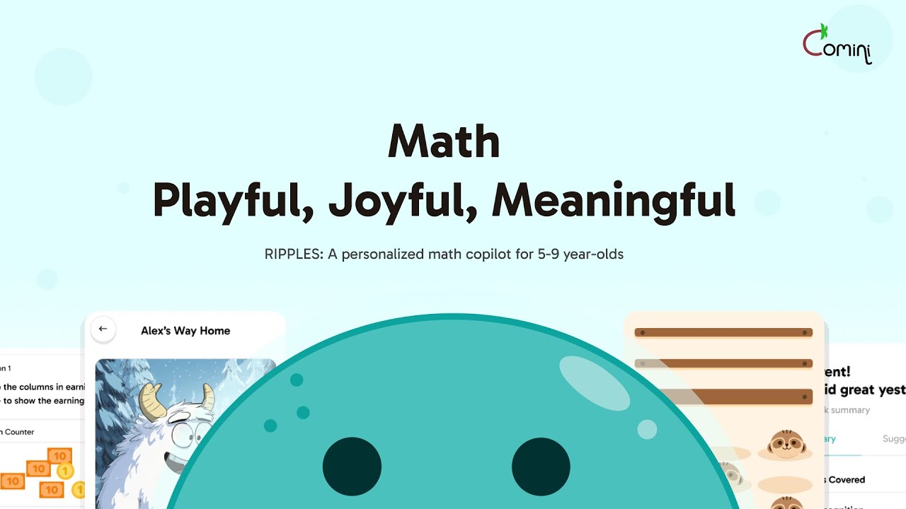 RIPPLES - A Math early learning copilot from Comini - YouTube