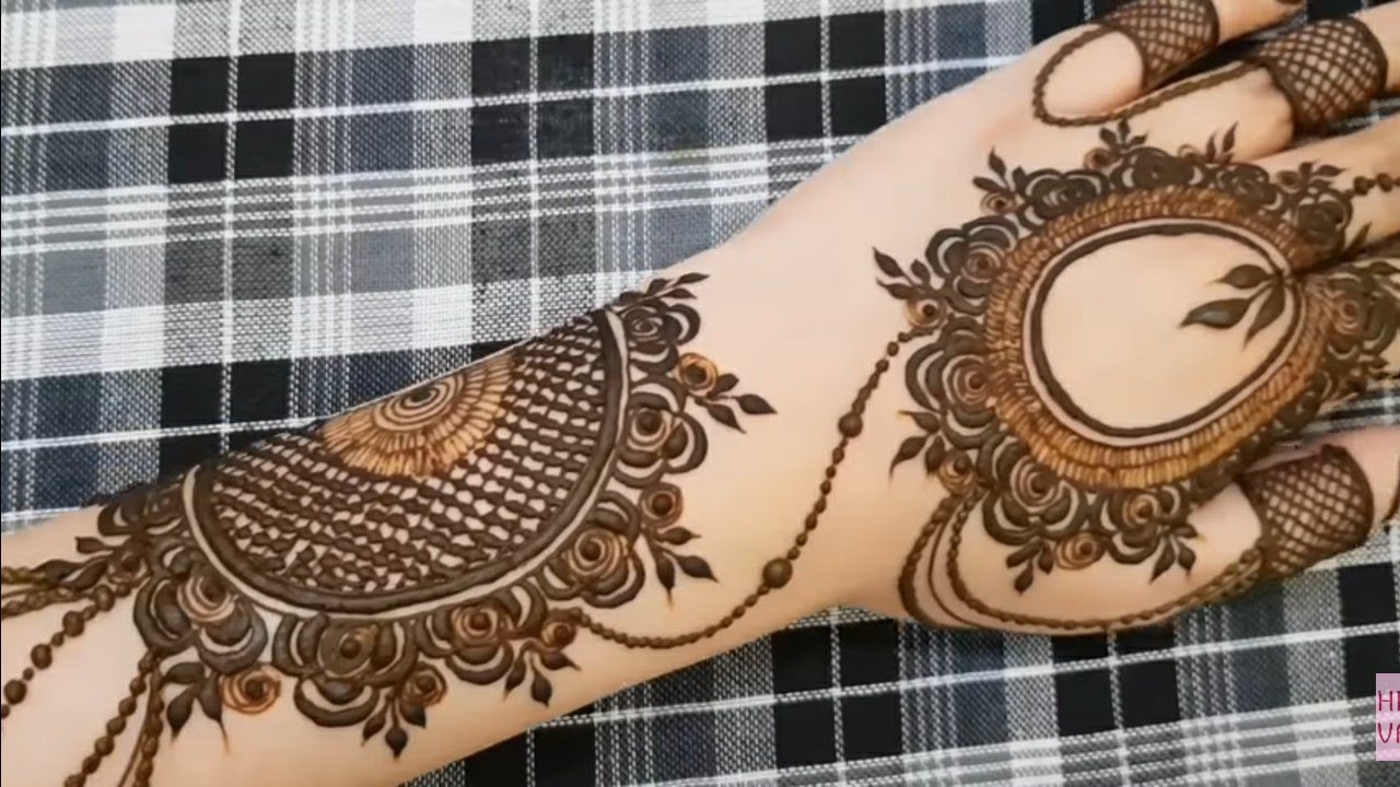 Gulf henna design /gulf flower mehendi /simple n easy Mehendi for ...