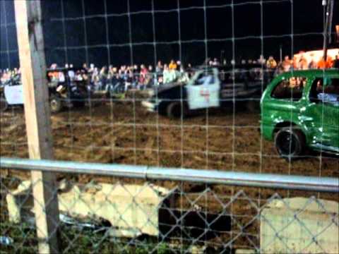 Mini Van Demo Derby - YouTube