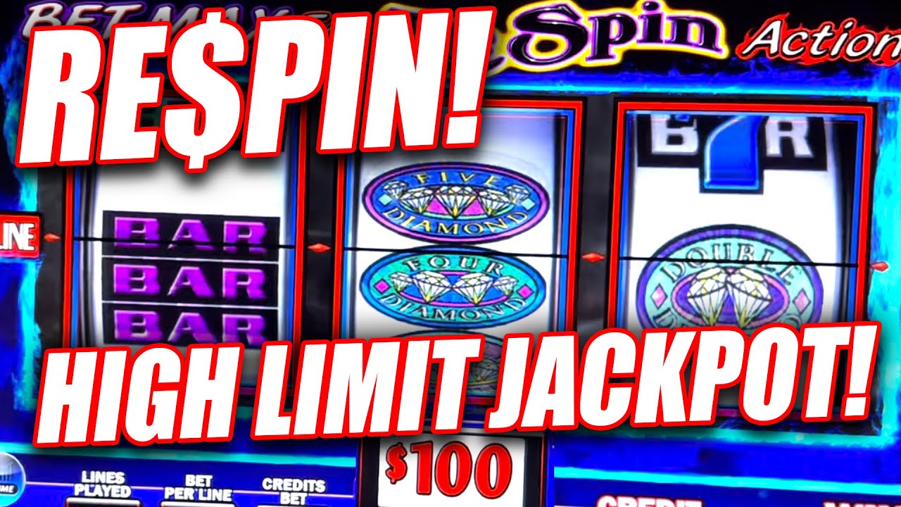 RESPIN! DOUBLE DIAMOND RESPIN HIGH LIMIT ★ HUGE JACKPOT WINNER SEVERAL ...