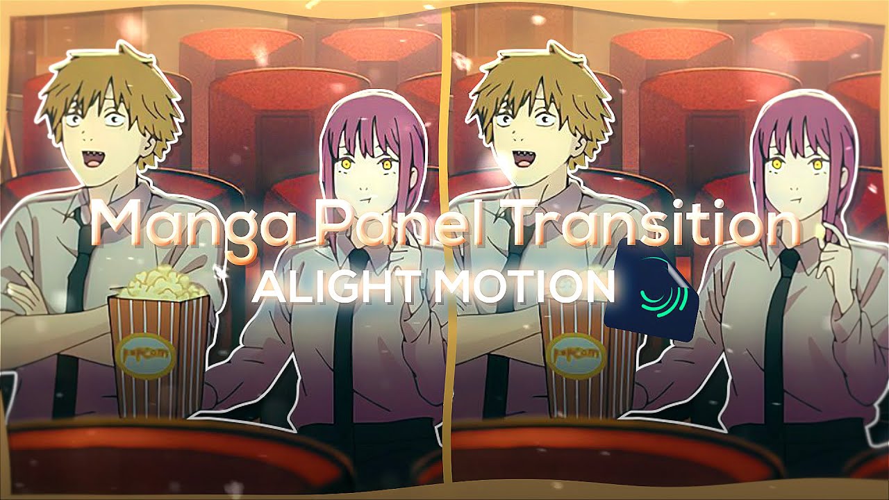 MANGA PANEL TRANSITION | AE INSPIRED | ALIGHT MOTION - YouTube