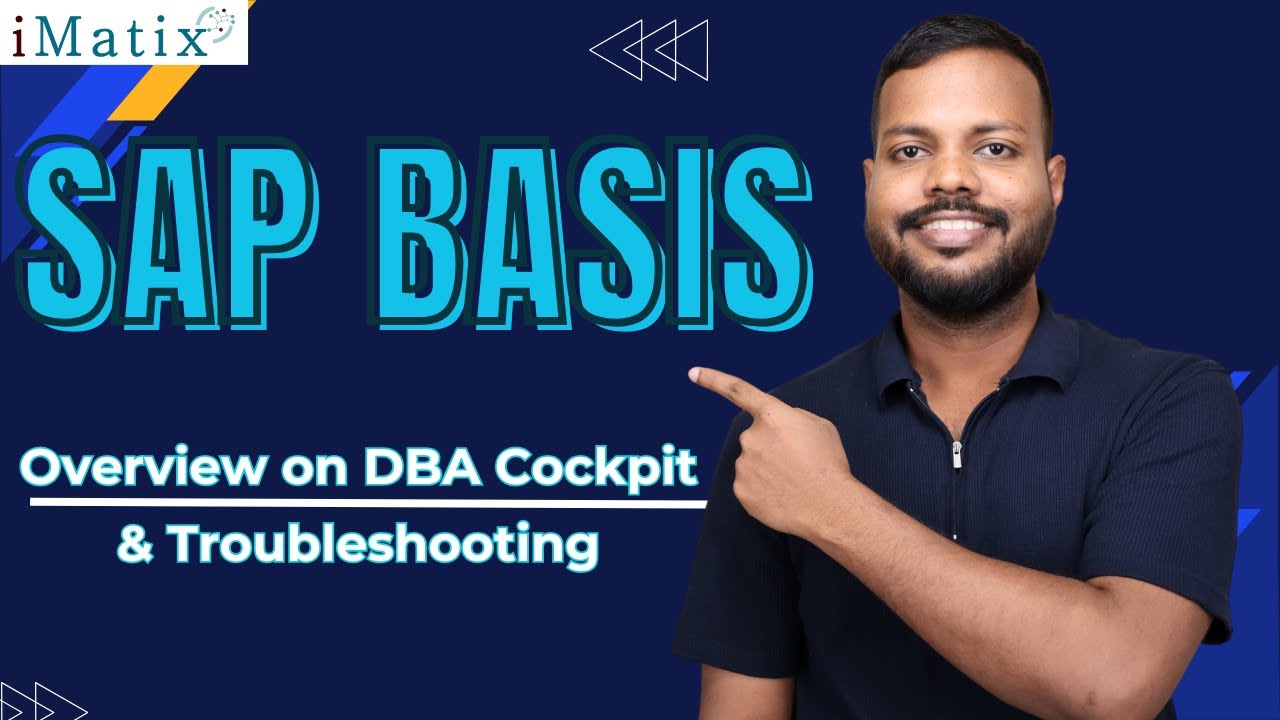 Overview on DBA Cockpit & Troubleshooting in SAP Basis | SAP Basis ...