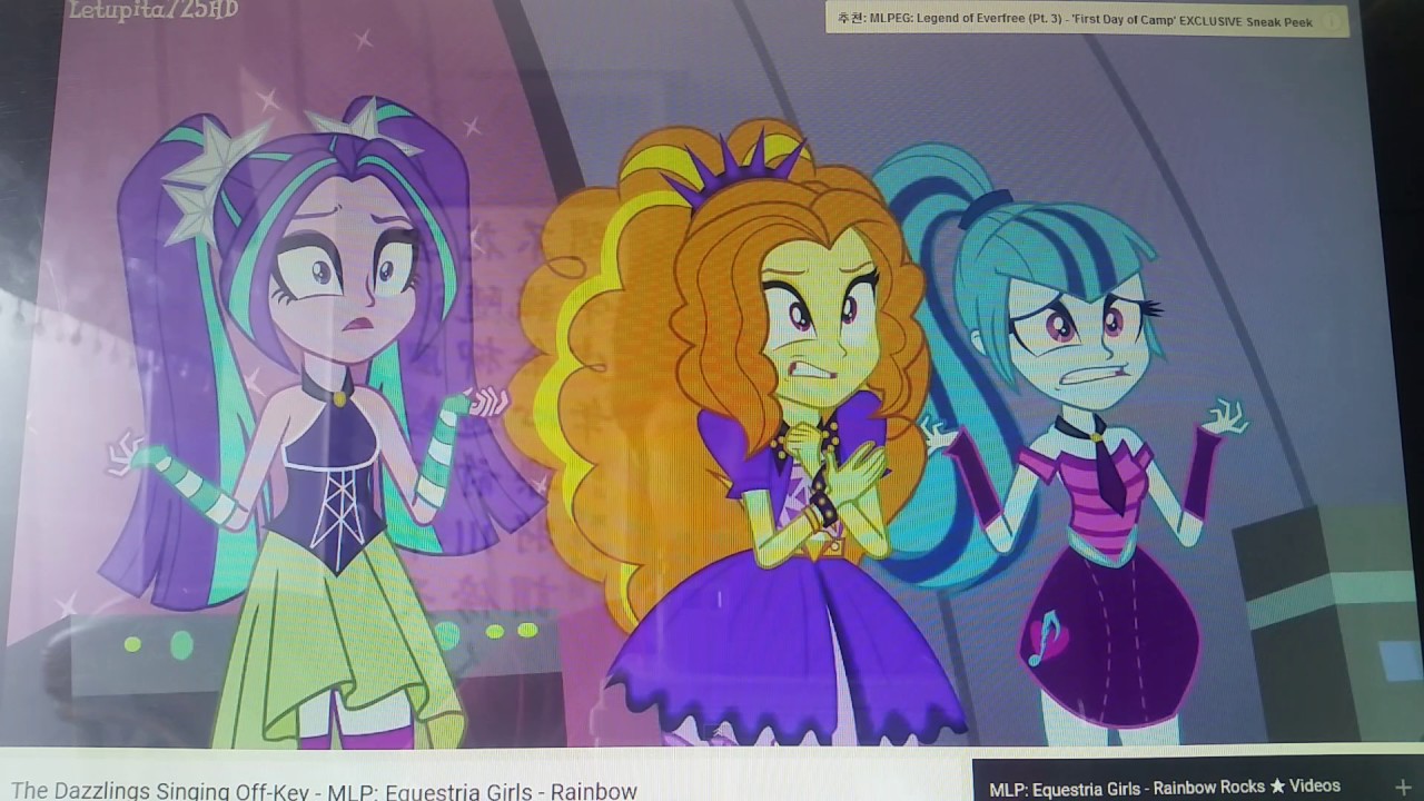 The Dazzlings Singing Off-Key: MLP: Equestria Girls: Rainbow Rocks ...