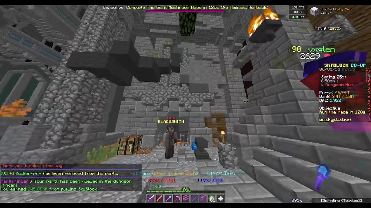 Grinding Hypixel Skyblock | Chill Vibes & Big Progress! 🛠️💰 - YouTube