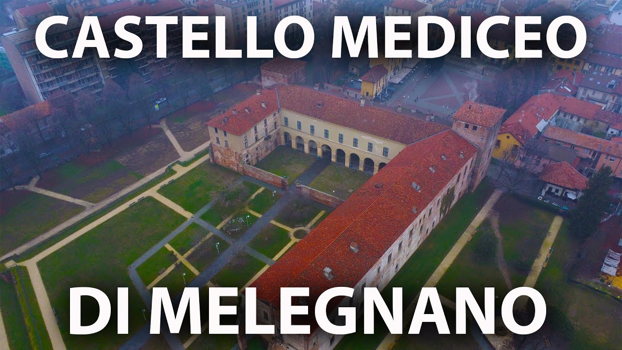 Castello Mediceo di Melegnano Aerial View Italy, Melegnano, Lombardia ...