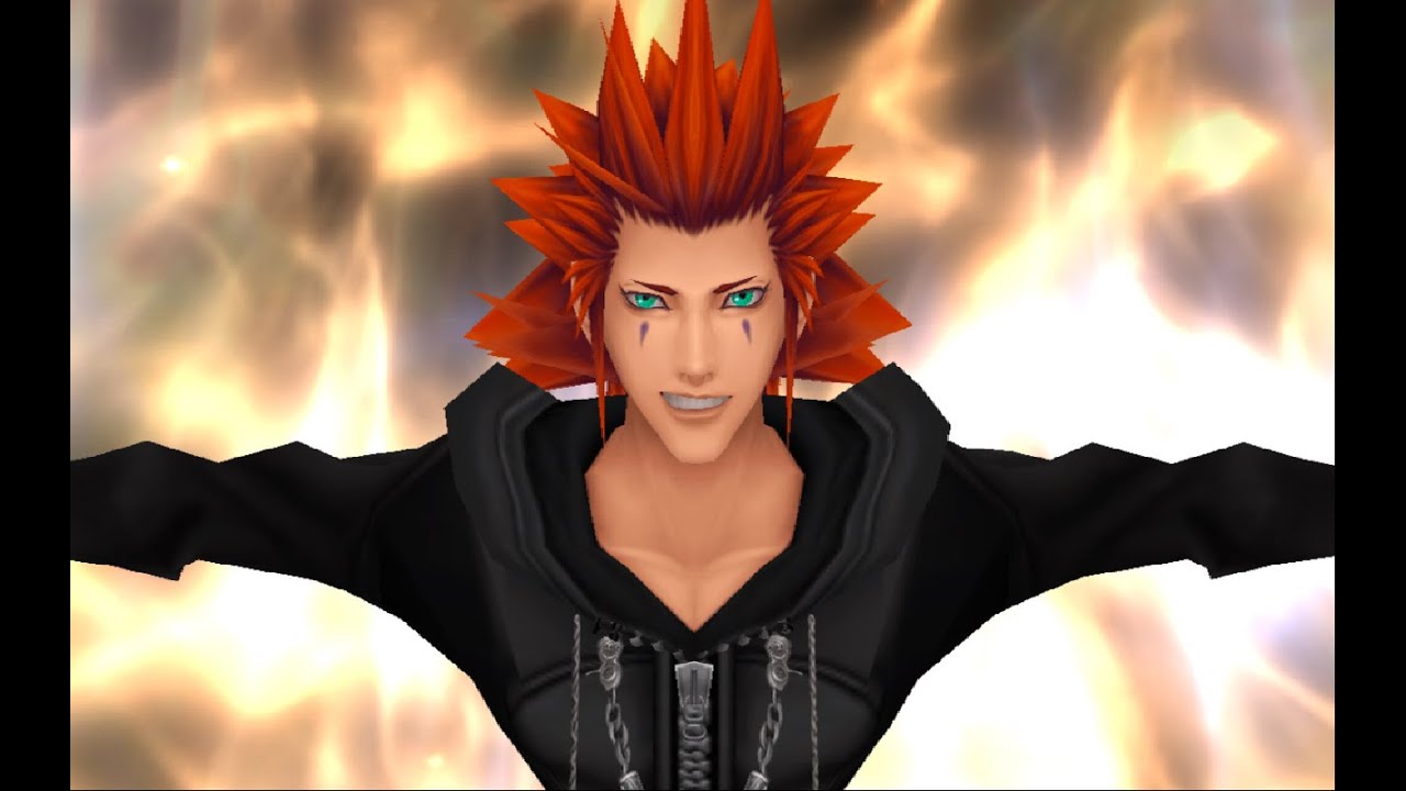 Kingdom Hearts 2: Final Mix - Axel 2nd Battle Boss Fight ( Critical ...