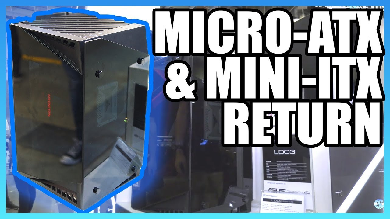 SilverStone Micro-ATX & Mini-ITX Cases | LD03, PS15 Computex 2018 - YouTube