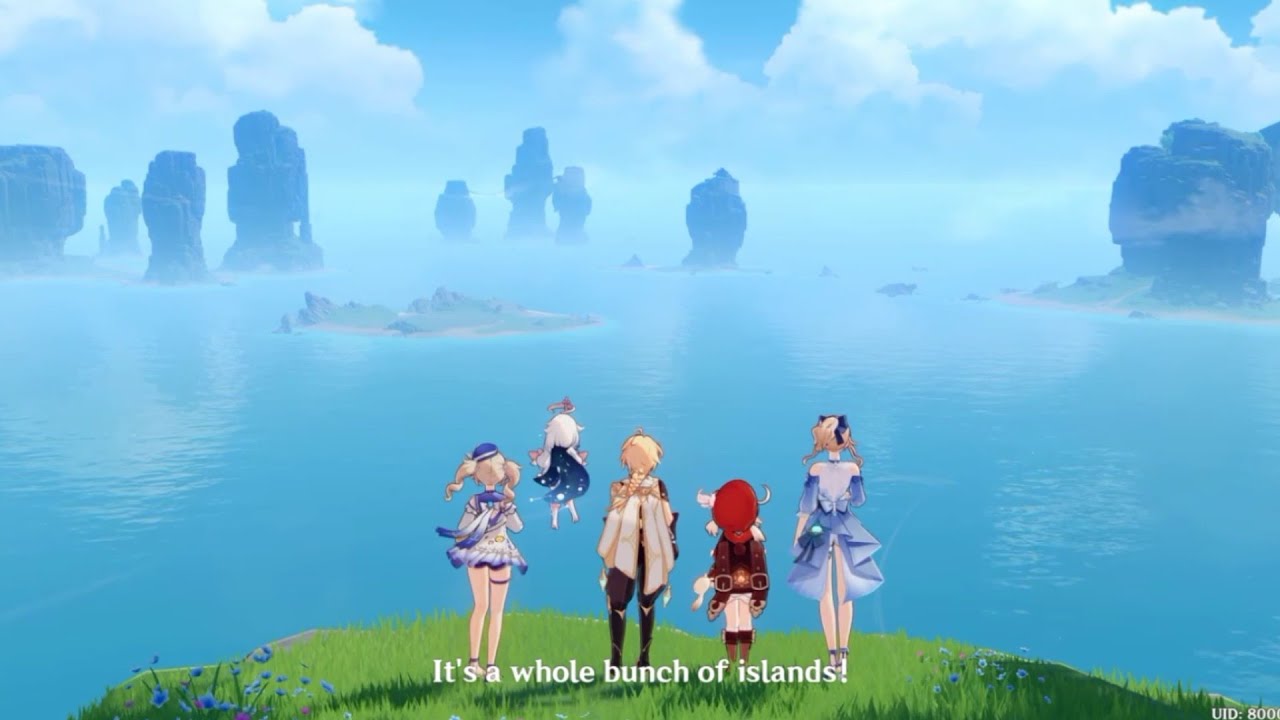 Island rising scene - YouTube