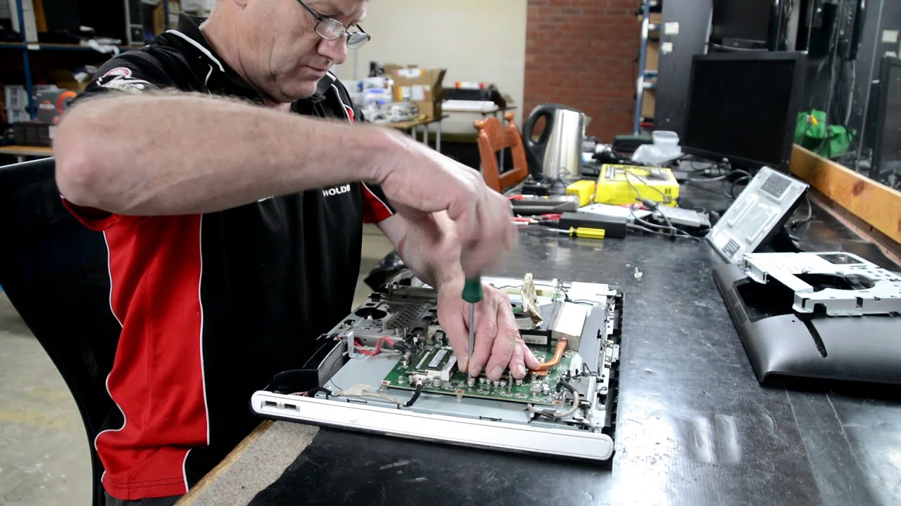 Hp all in one Pc no Display Repair - YouTube