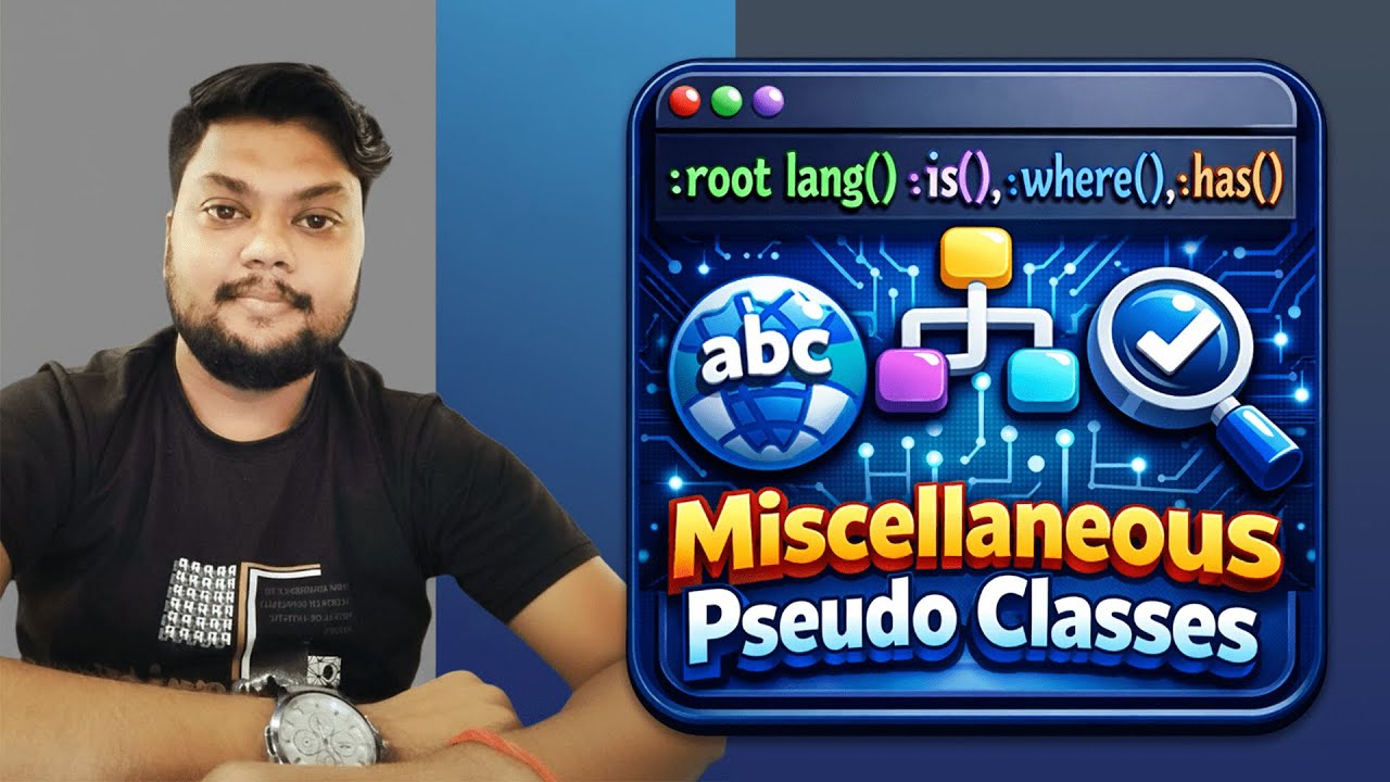 Miscellaneous CSS Pseudo-Classes Explained Simply 🚀 - YouTube
