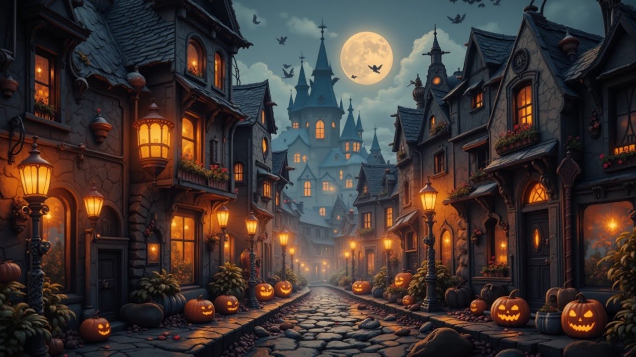 Halloween Night Ambient Music ~ Spooky Haunted Castle Playlist for ...