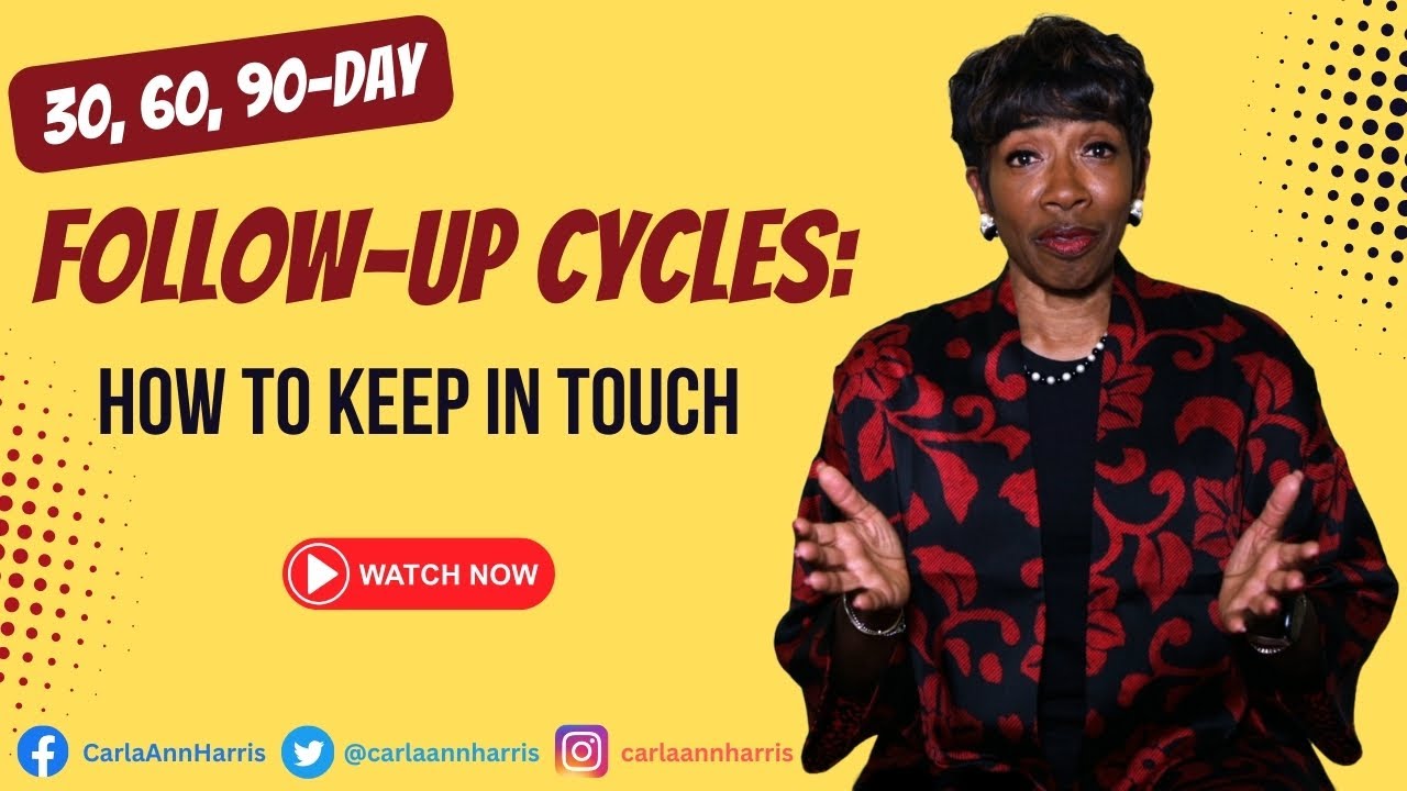 30 60 90 Day Follow Up Cycles How To Keep In Touch Youtube