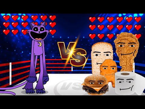 Giant Catnap vs All Gegagedigedagedago! @BattleMeme100