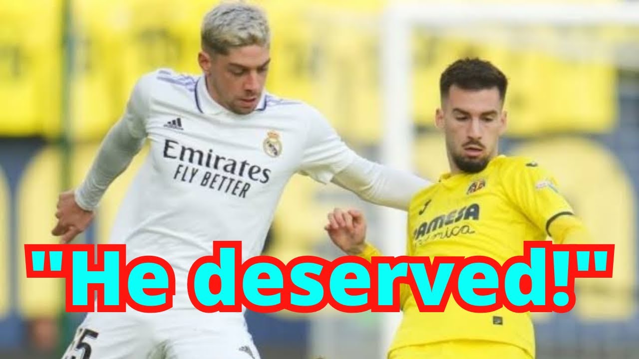 🚨Real Madrid's Federico Valverde's Controversial Punch at Villarreal's ...