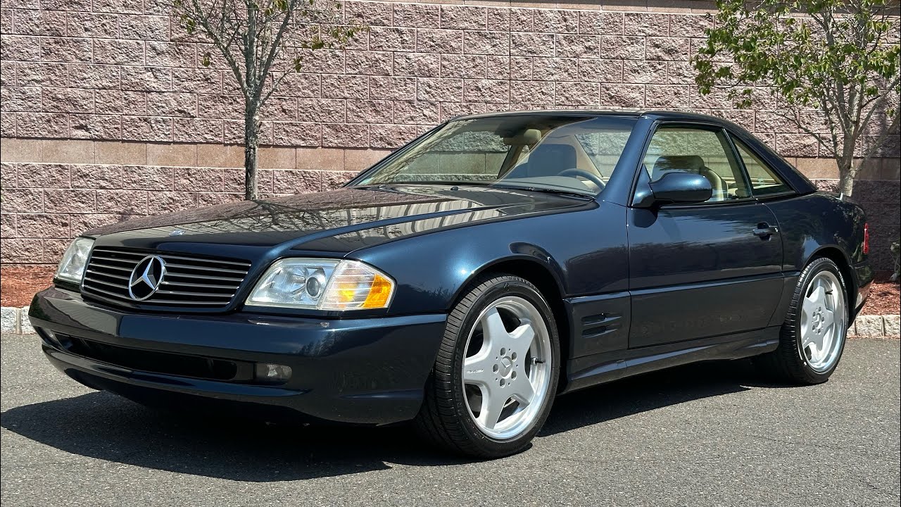 2002 Mercedes-Benz SL500 BLACK OPAL !!! Direct sunlight video 4/24/25 ...